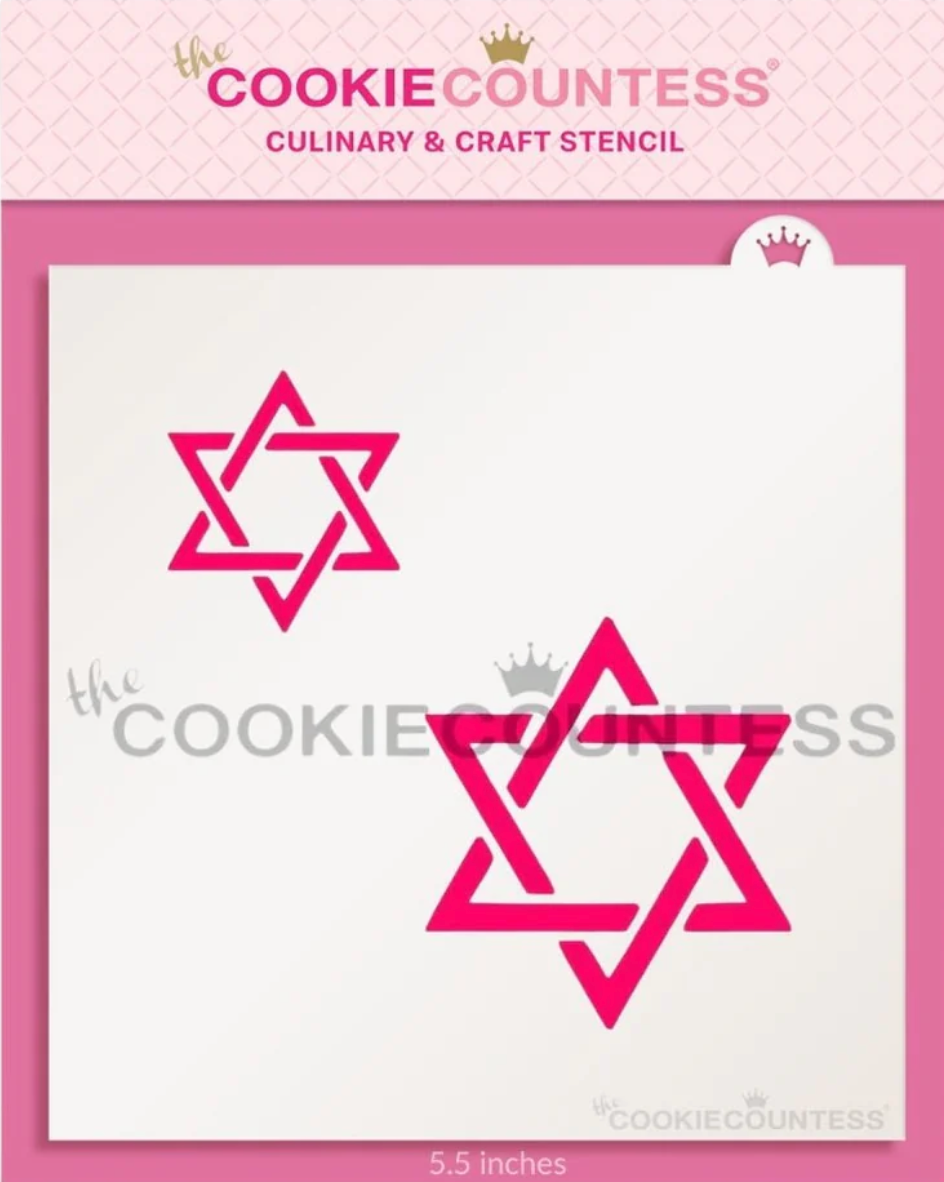 Star of David Stencil – The Dessert Depot