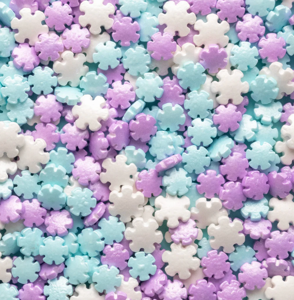 Frozen Snowflake Sprinkles – The Dessert Depot